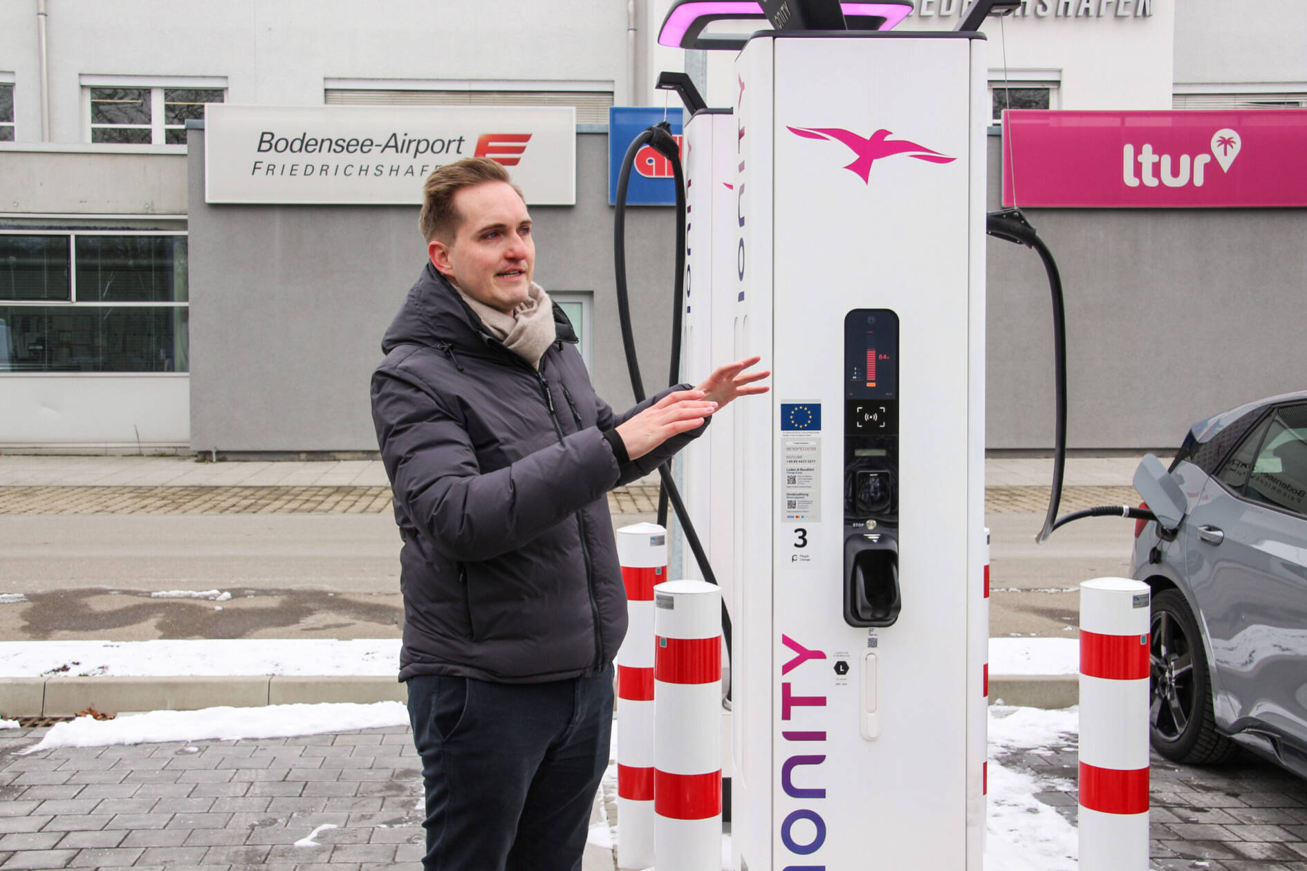 Ultra-Schnellladen am Bodensee-Airport Friedrichshafen: Ionity eröffnet neuen Ladepark für E ...