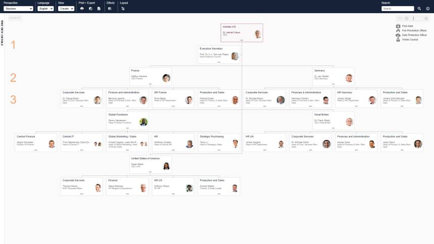 Software for Automated Organizational Charts | Ingentis
