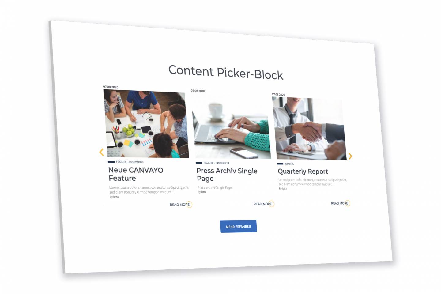 Content Picker erstellen › CANVAYO – Support