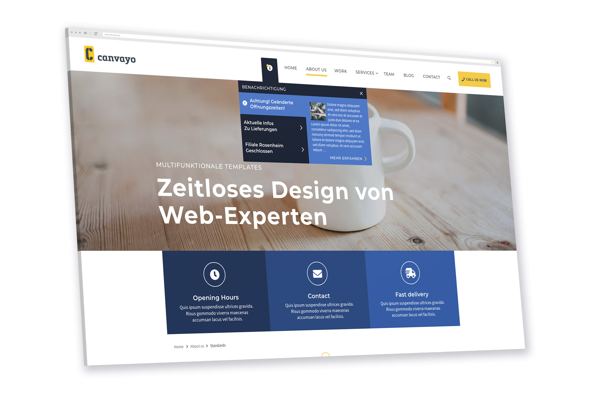 Setup & Einstellungen › CANVAYO – Support