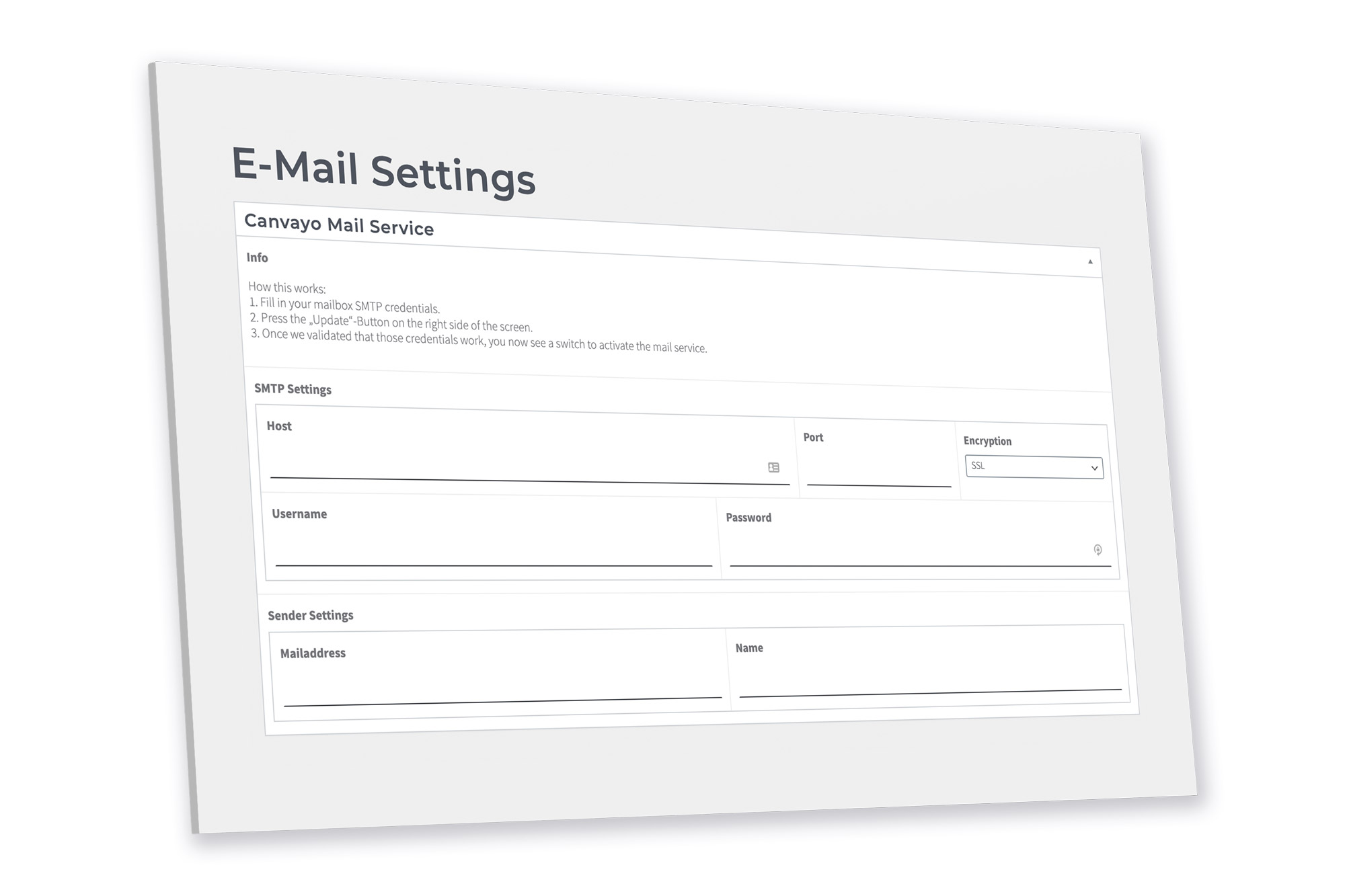 Setup & Einstellungen › CANVAYO – Support