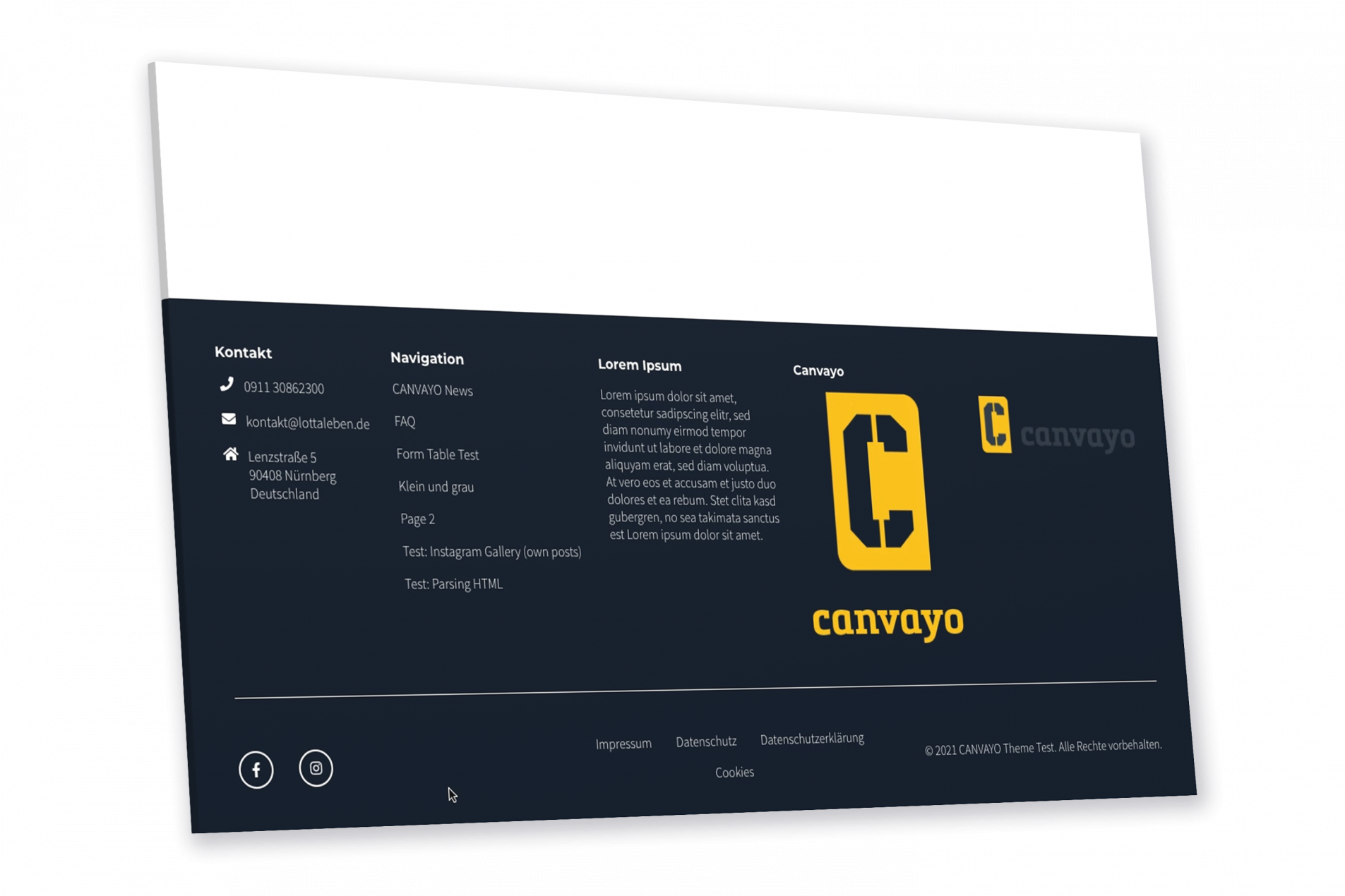Setup & Einstellungen › CANVAYO – Support