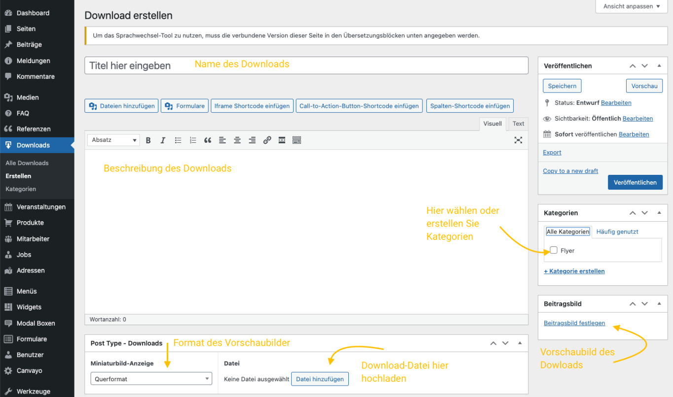 Download-Archiv › CANVAYO – Support
