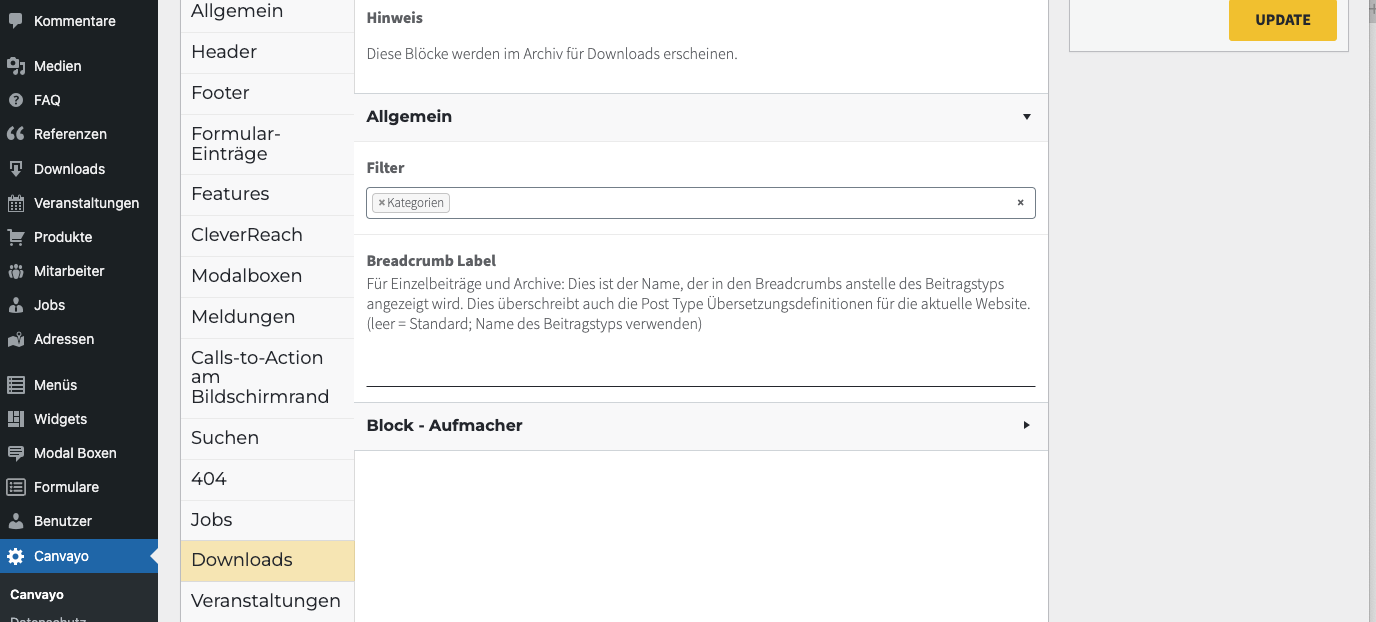 Download-Archiv › CANVAYO – Support