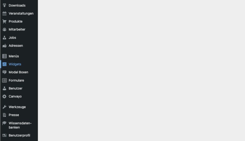 Footer Einstellungen › CANVAYO – Support