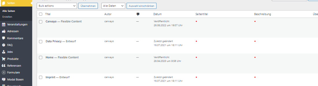 Bildtrenner › CANVAYO – Support