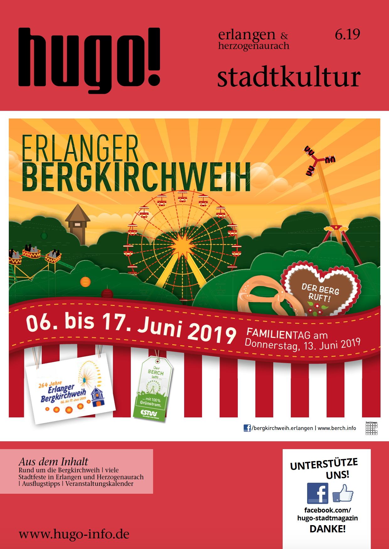 Hugo Magazin Erlangen 06 2019 › Hugo Stadtmagazin - HUGO INFO