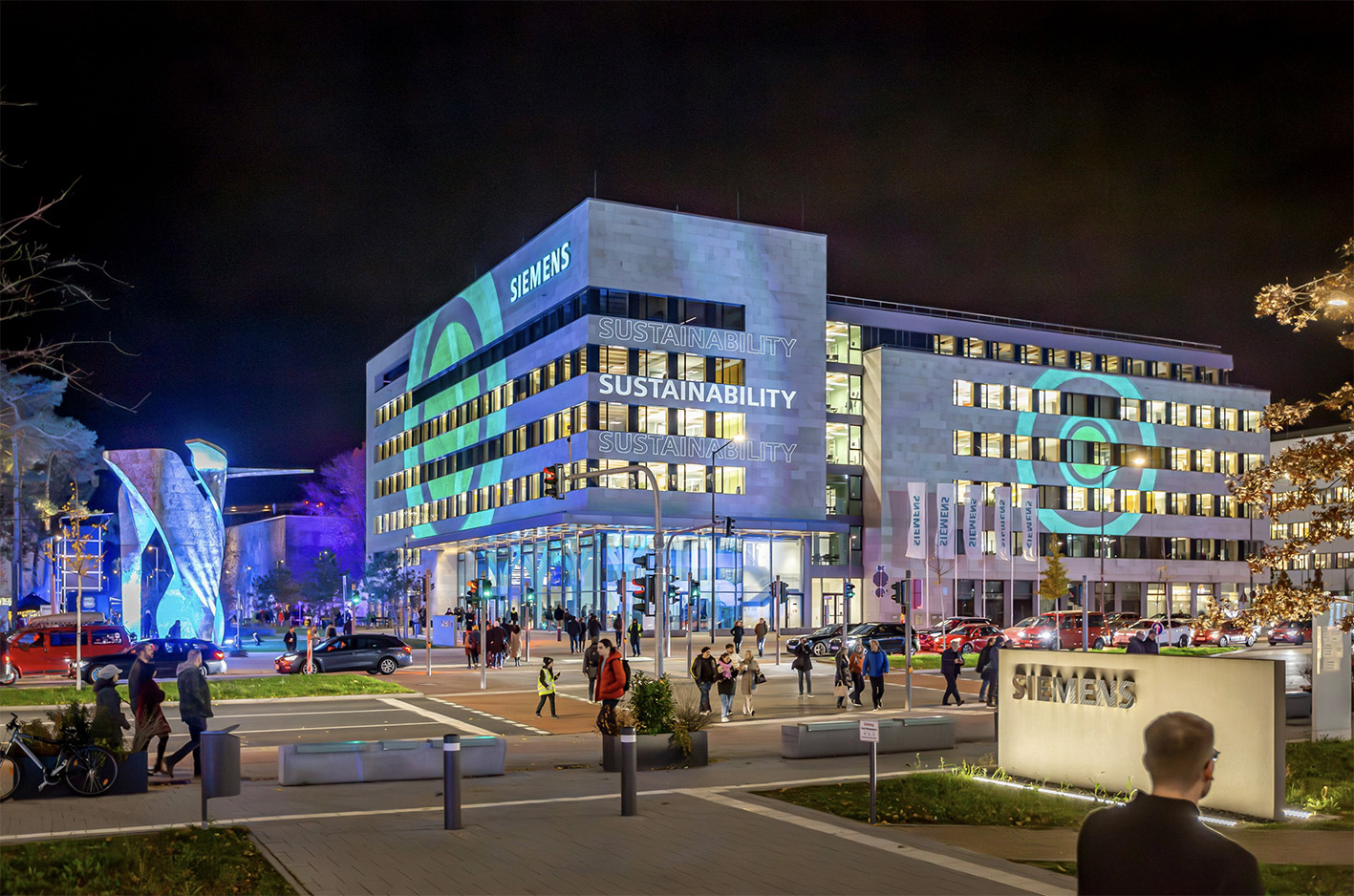 Lichterfest auf dem Siemens Campus Erlangen: Technik & Magie › Hugo ...